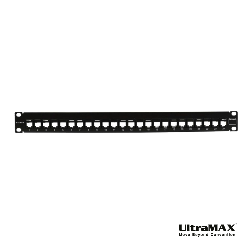 Siemon UPN-F1-24E-RS Patch Panel Modular 24 Puertos UltraMAX Cat6